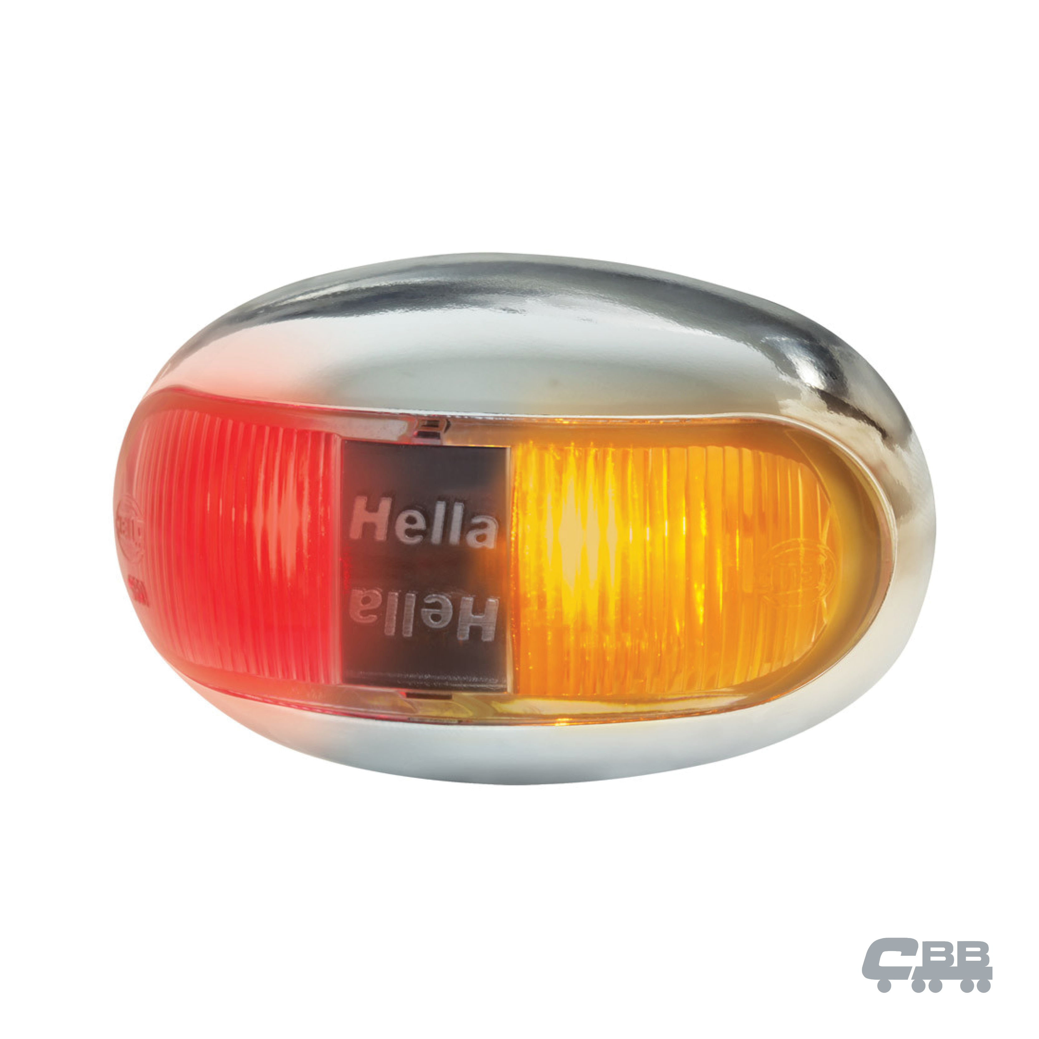 2053C - RED AMBER SIDE MARKER - HELLA DURALED - CHROME BASE – Chris's ...