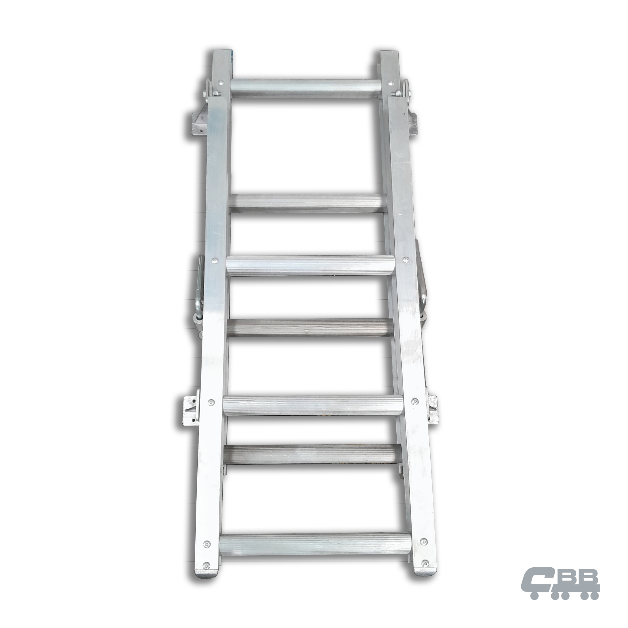 ALLOY FOLD DOWN LADDER - 7 STEP – Chris's Body Builders